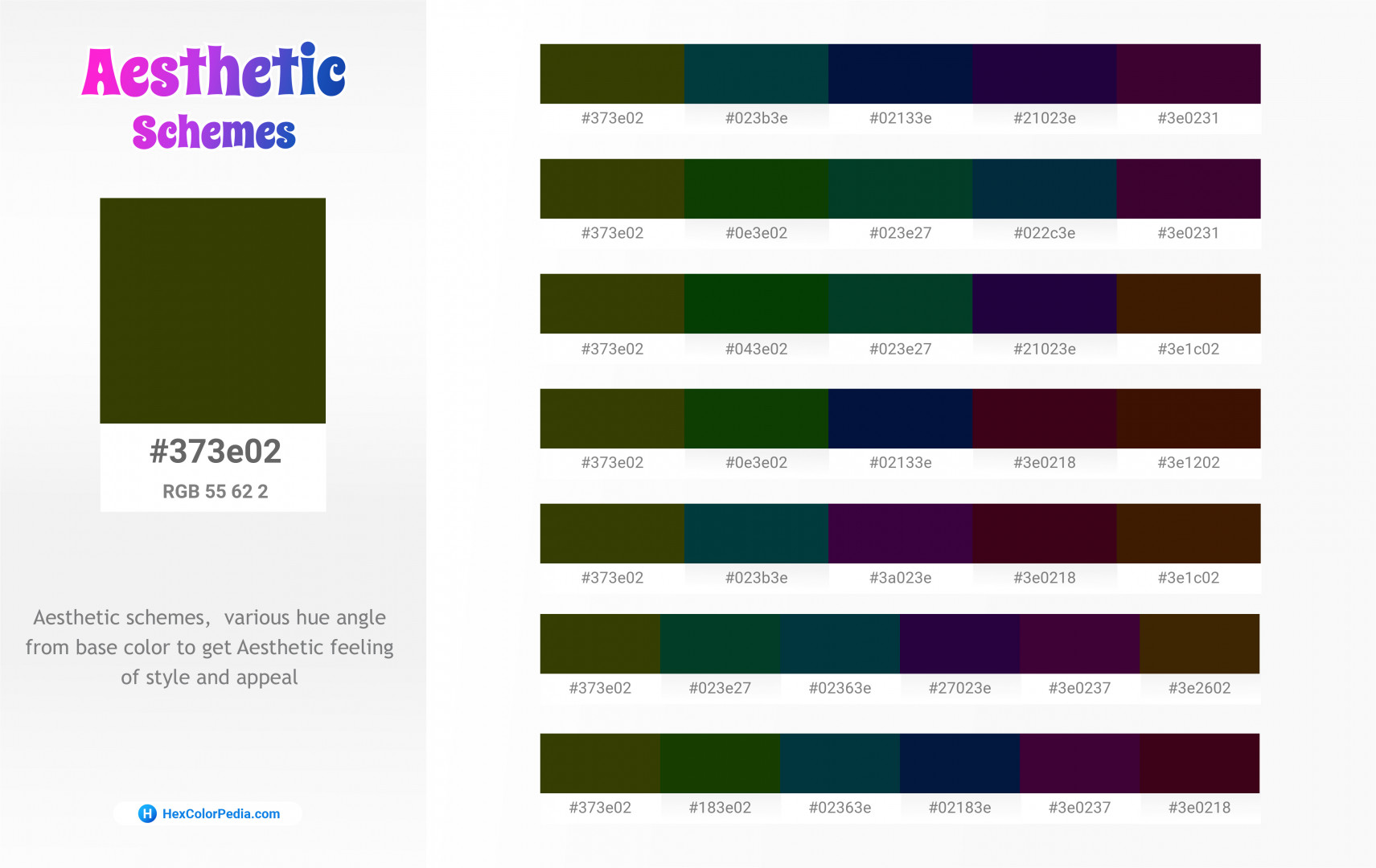 Dark Olive Color | #373e02 - Hex Color Conversion - Color Schemes ...
