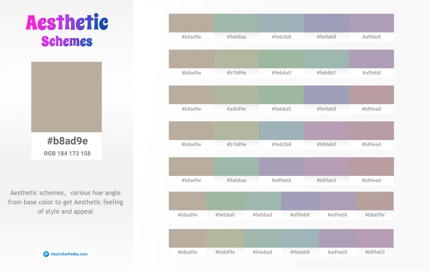 Feather Grey Color | b8ad9e - Hex Color Conversion - Color Schemes ...