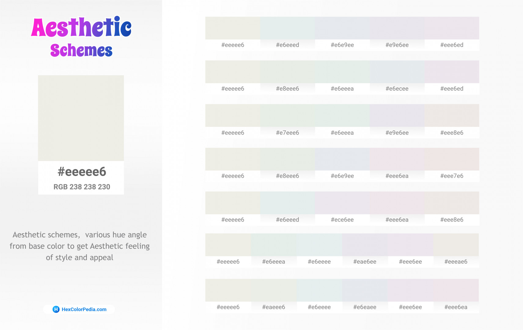Star White ( similar ) Color | eeeee6 - Hex Color Conversion - Color ...
