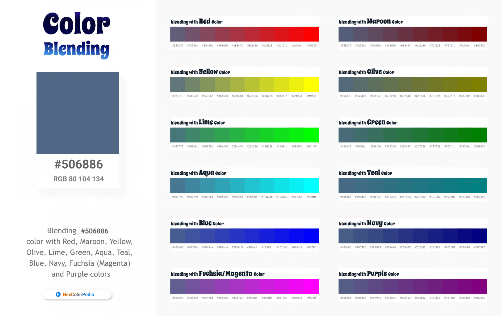Pantone 18-4027 Tcx Moonlight Blue Color | #506886 - Hex Color ...