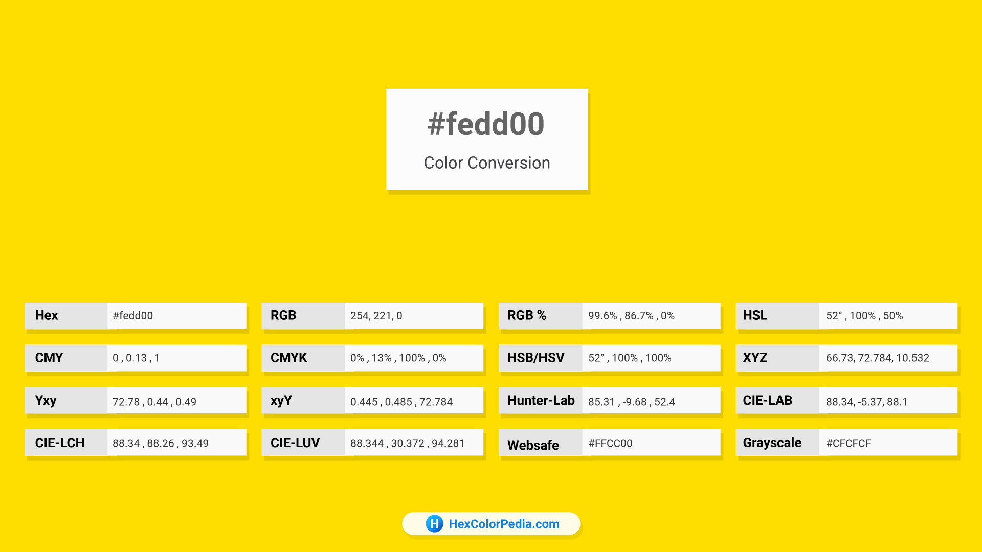Invalid Color: P A N T O N E Y E L L O W C ( similar ) Color | pantone ...