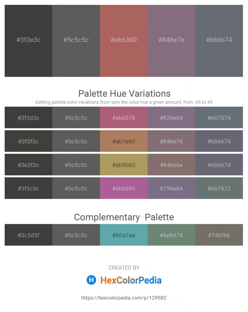 Pantone Warm Gray 11 C - Hex Color Conversion - Color Schemes - Color ...