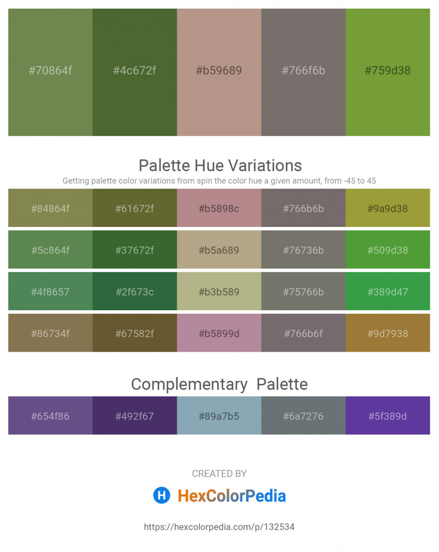 Forest Green – Gold – Forest Green – Magenta – Olive Drab | Hexcolorpedia