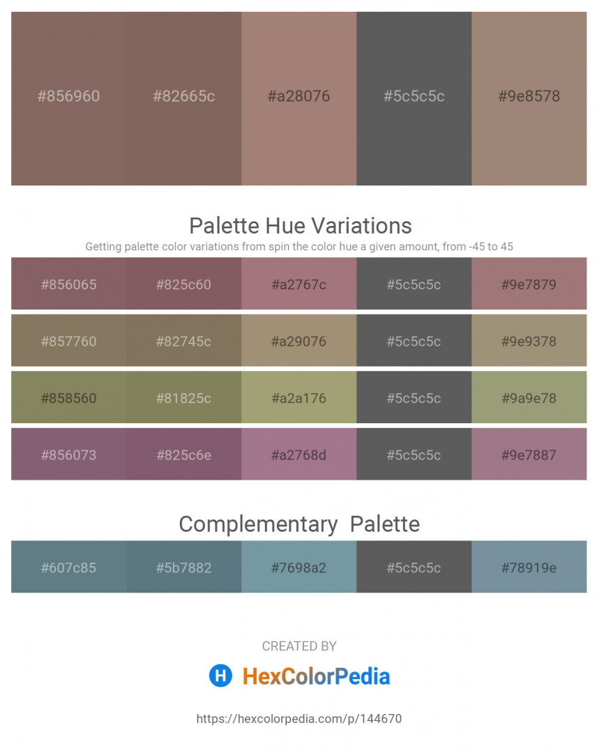 Moose Trail - Hex Color Conversion - Color Schemes - Color Shades ...