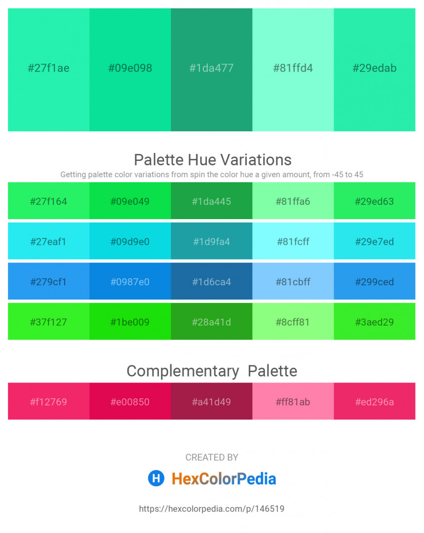 What is the color of Aqua Green | Hexcolorpedia