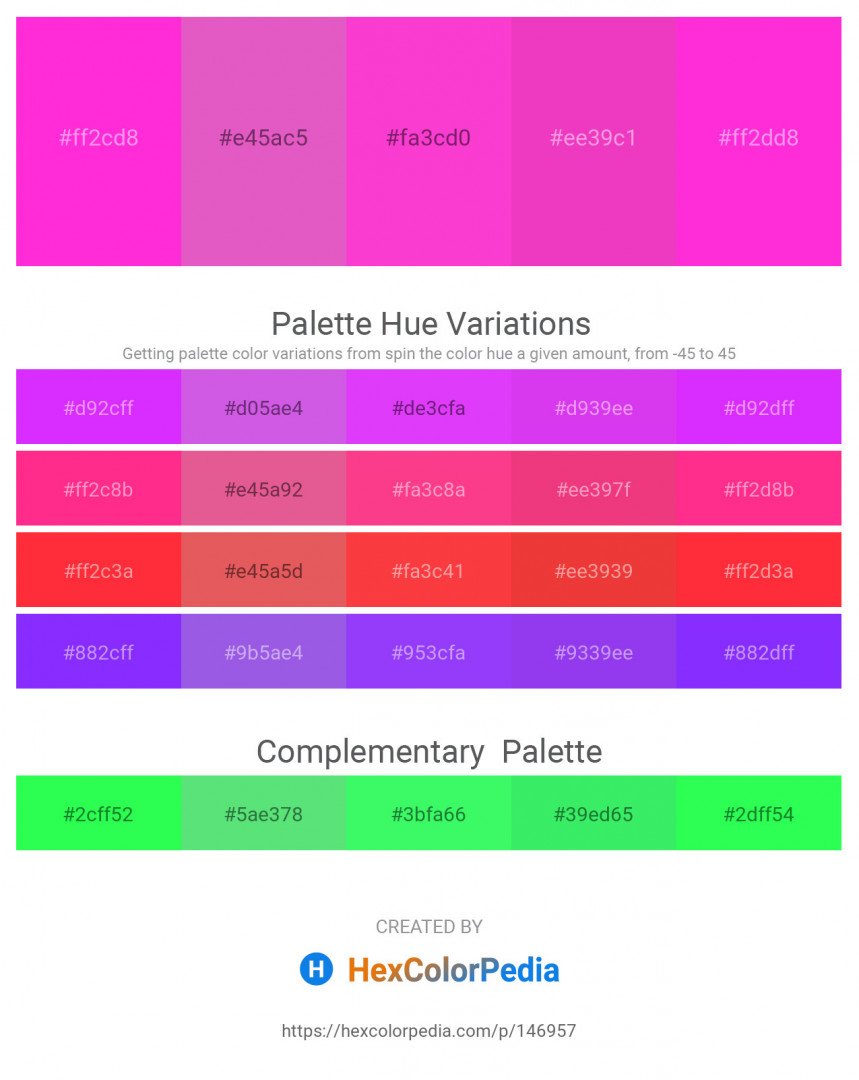 Pink Pride ( similar ) Color | f20be6 - Hex Color Conversion - Color ...