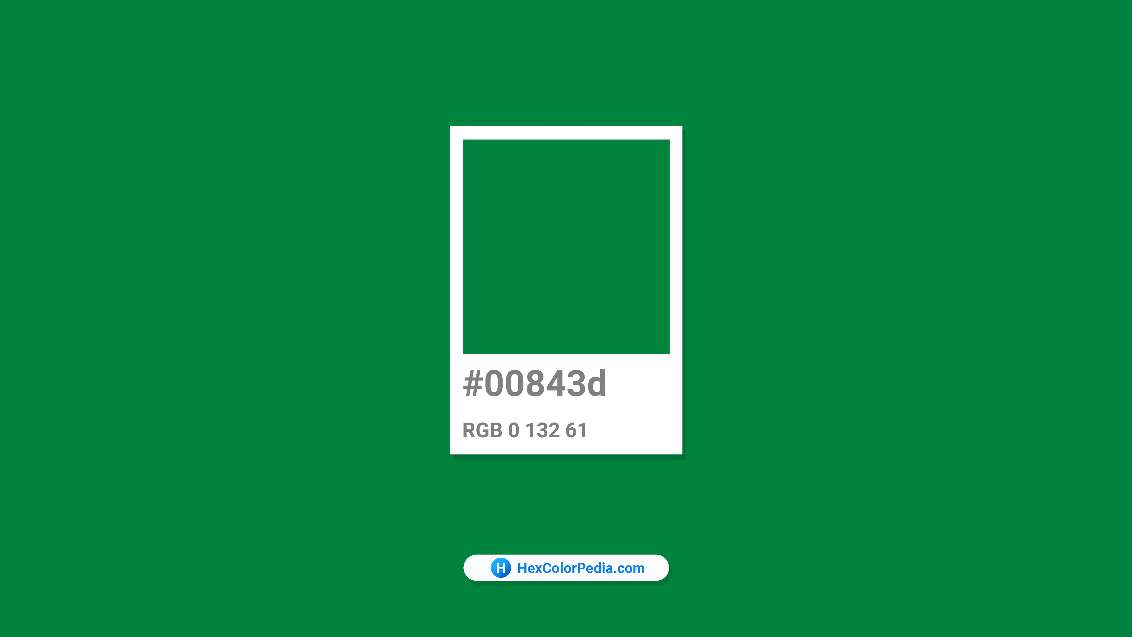 Philippine Green ( similar ) Color | 00843d - Hex Color Conversion ...