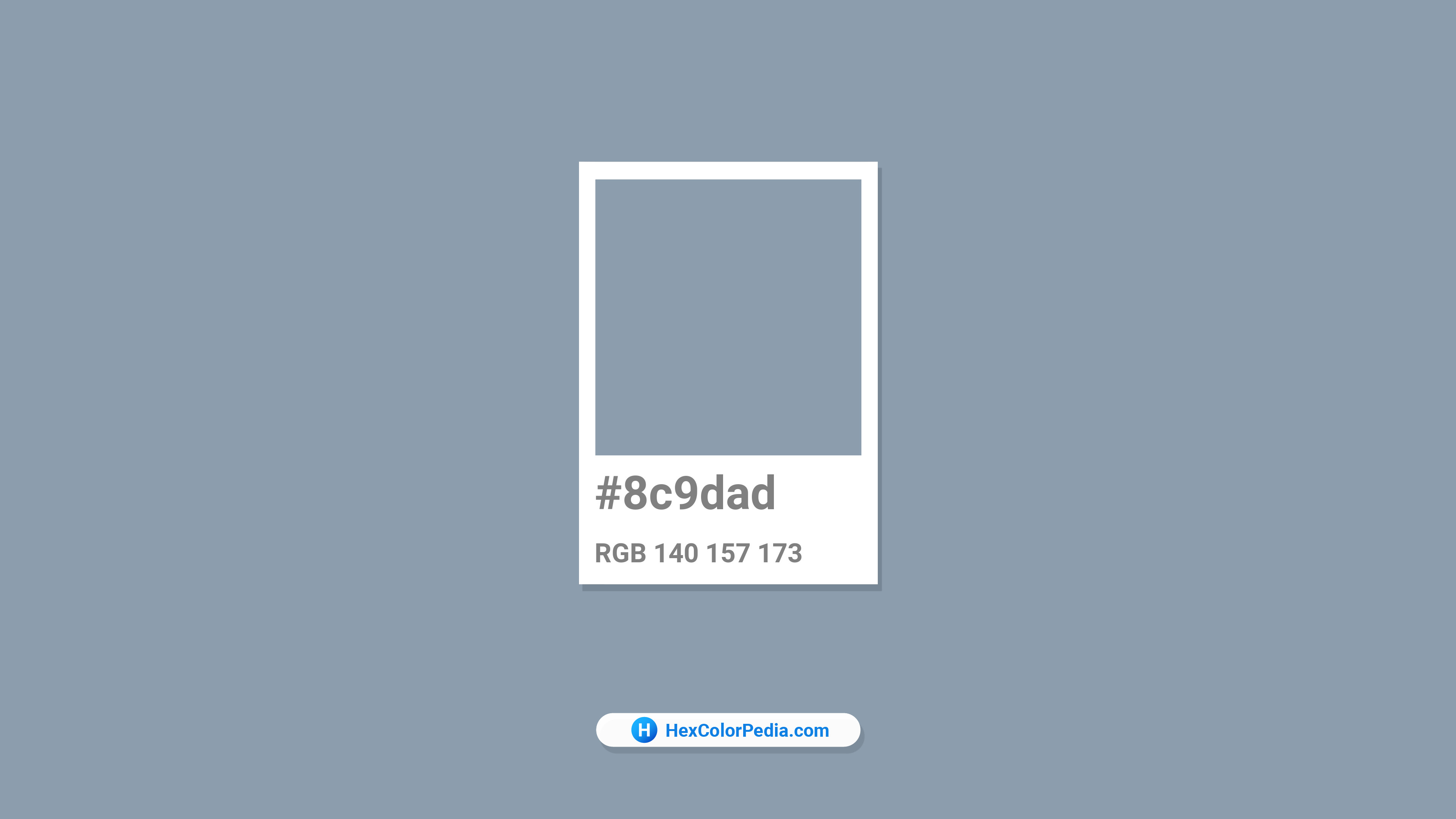 Pantone 16-4010 Tcx Dusty Blue Color | #8c9dad - Hex Color Conversion ...