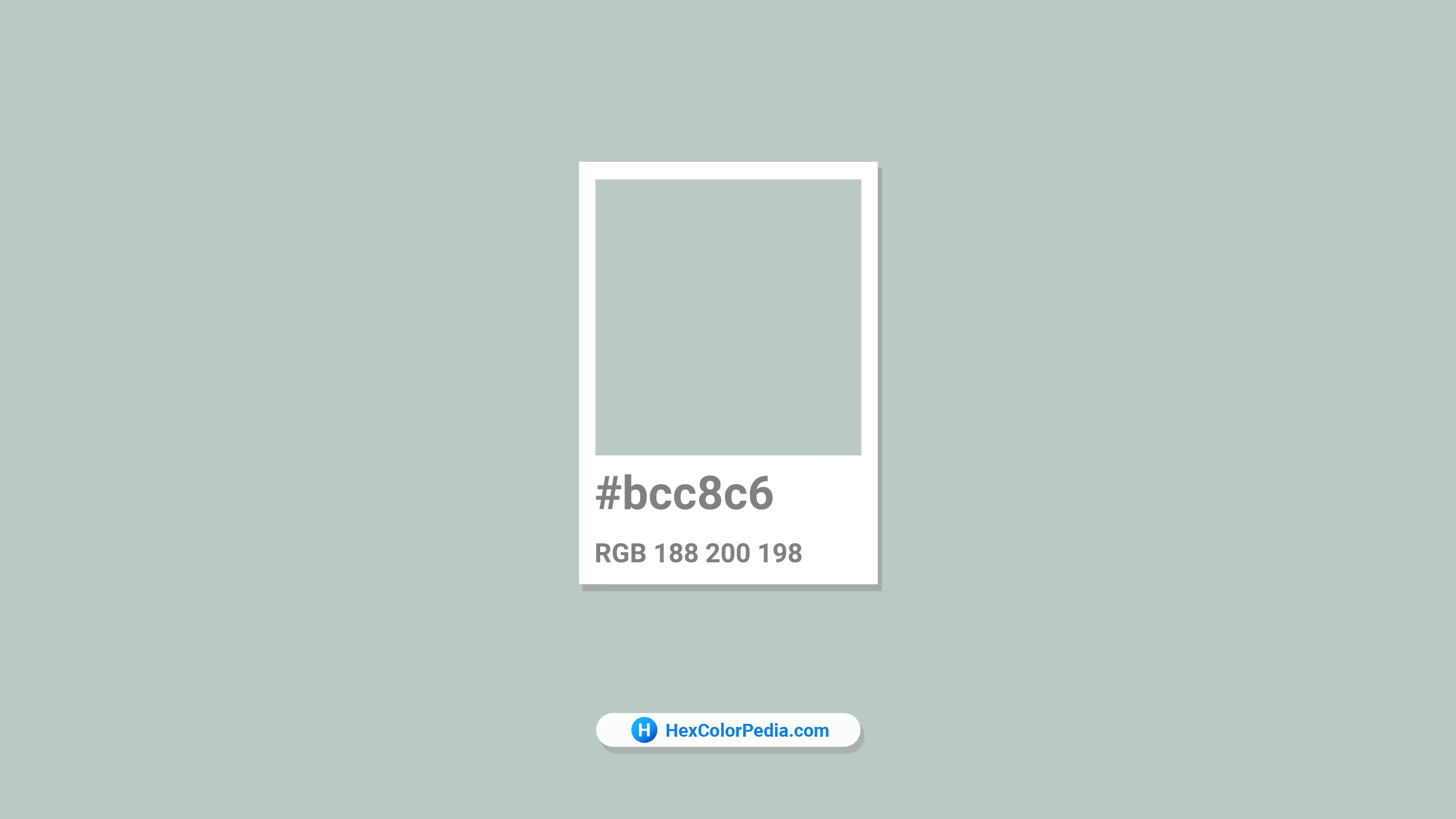 Sky Grey Color | bcc8c6 - Hex Color Conversion - Color Schemes - Color ...