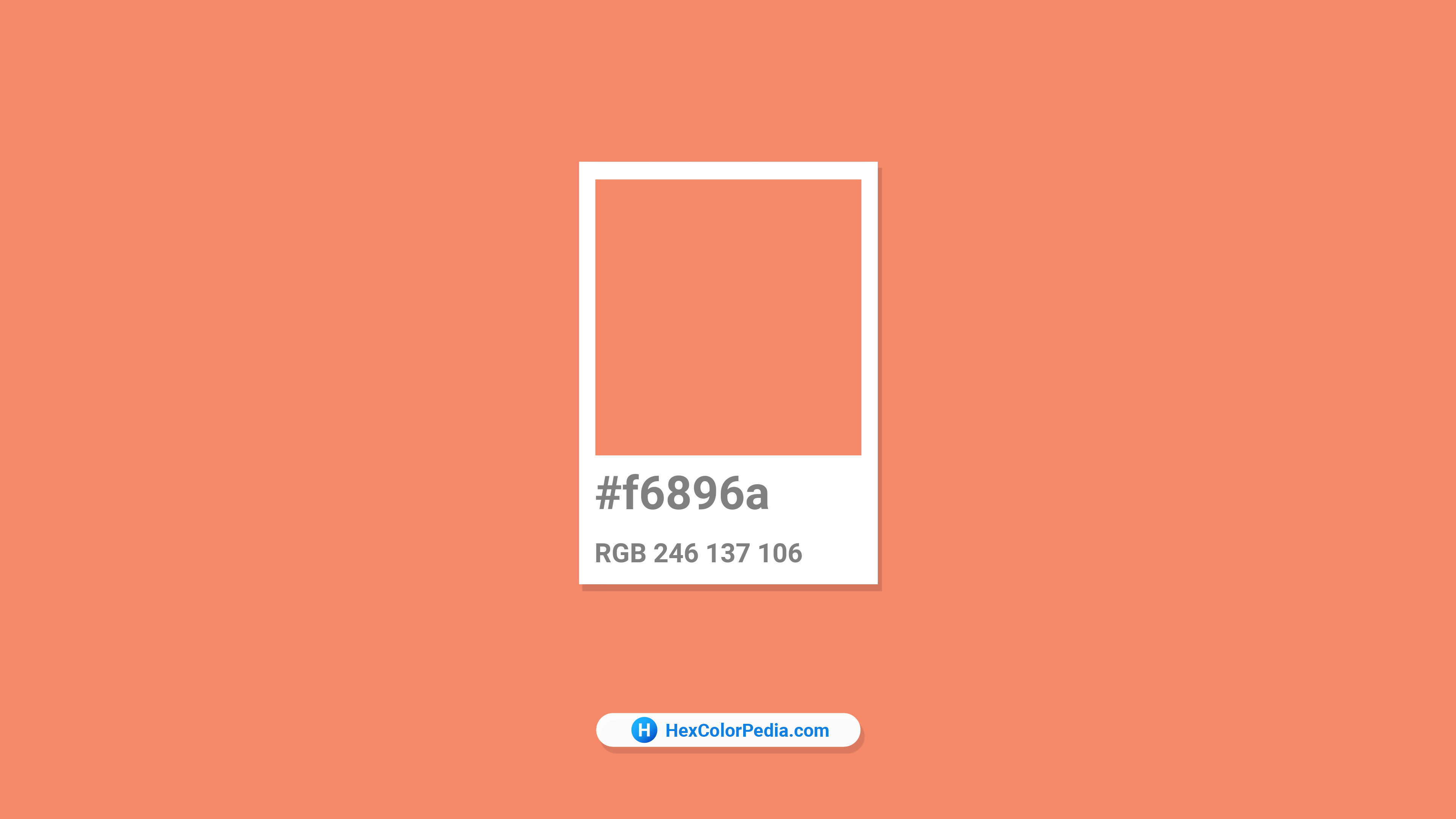 Pantone 16-1442 Tpg Melon Color | #f6896a - Hex Color Conversion ...