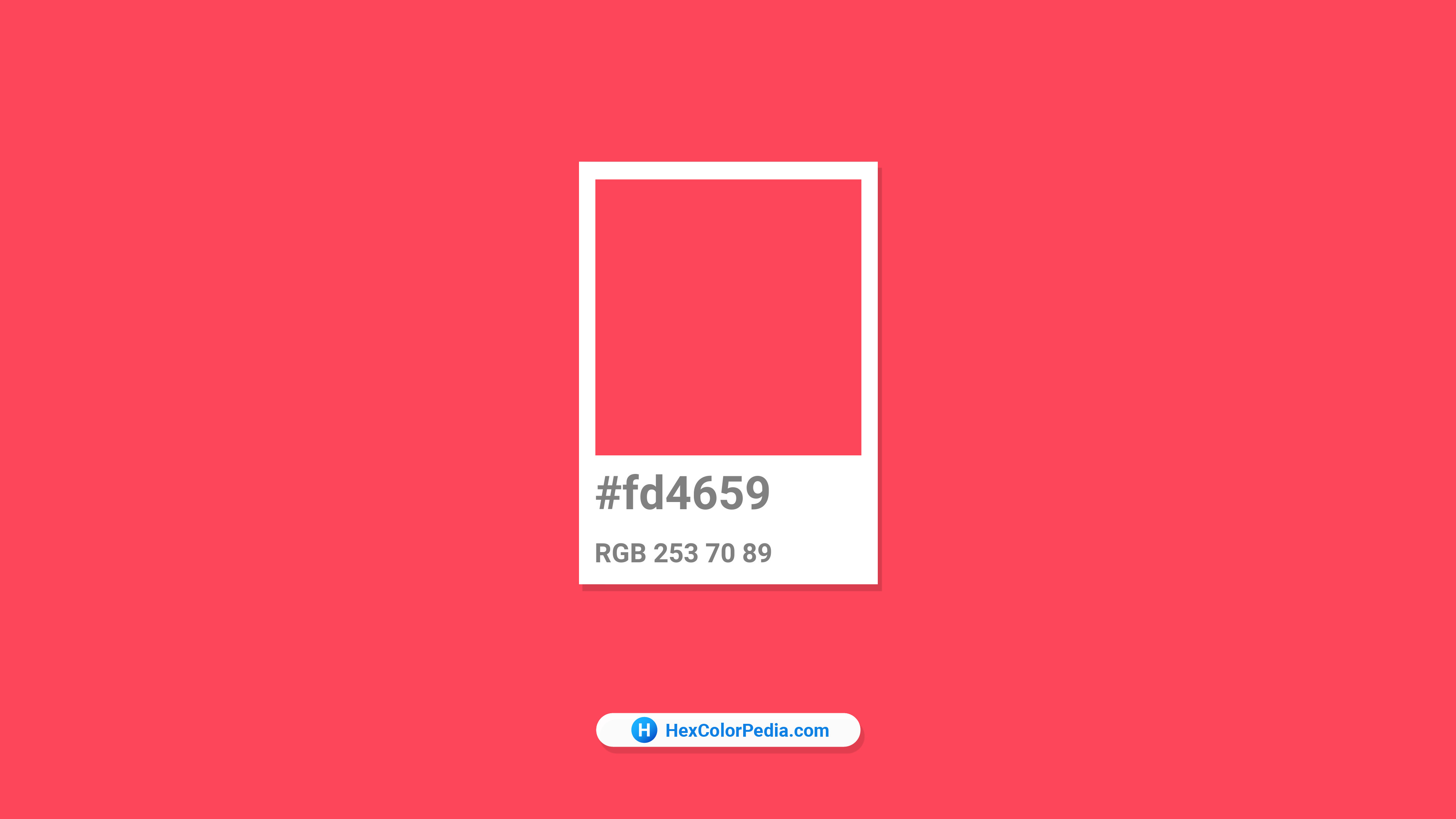 Watermelon Color | #fd4659 - Hex Color Conversion - Color Schemes ...