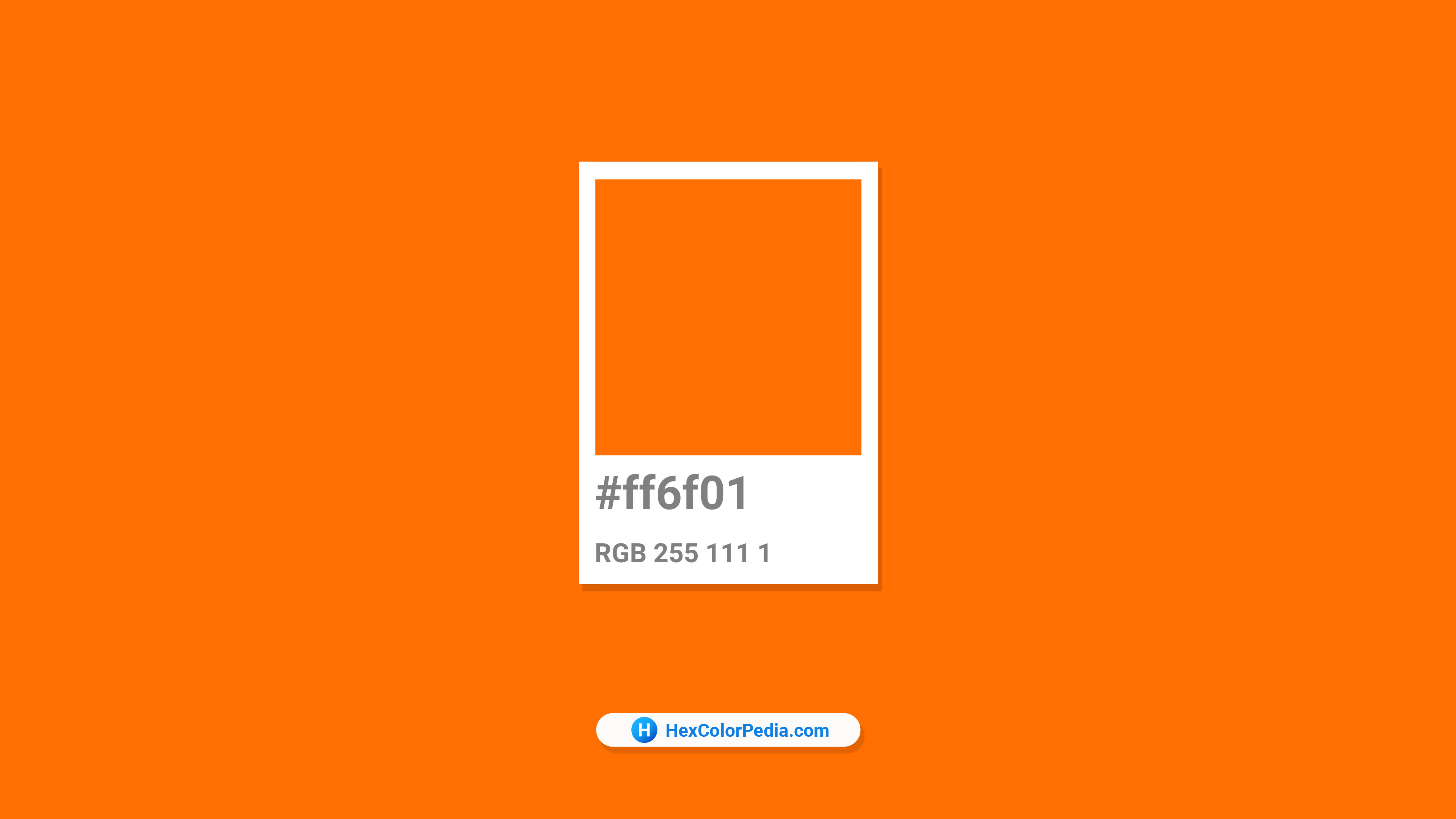 Flush Orange Color | #ff6f01 - Hex Color Conversion - Color Schemes ...