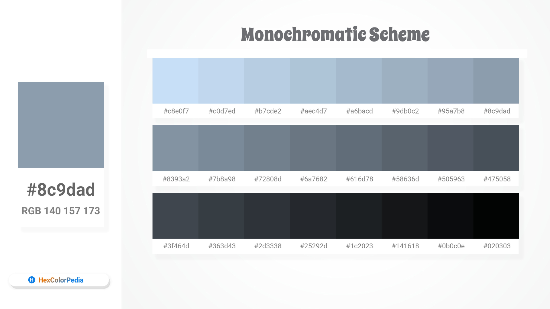 Pantone 16-4010 Tcx Dusty Blue Color | #8c9dad - Hex Color Conversion ...