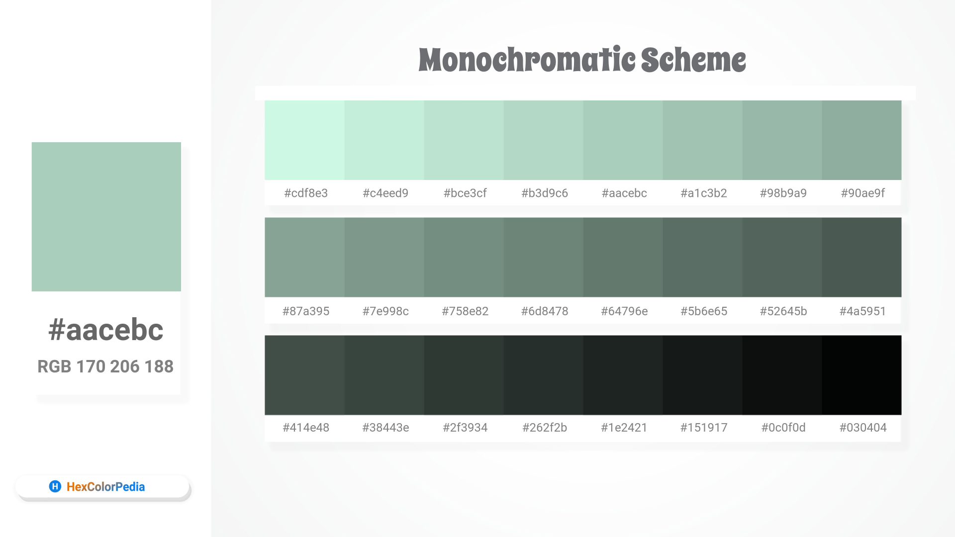 Pantone 13-6110 Tcx Mist Green Color | #aacebc - Hex Color Conversion ...