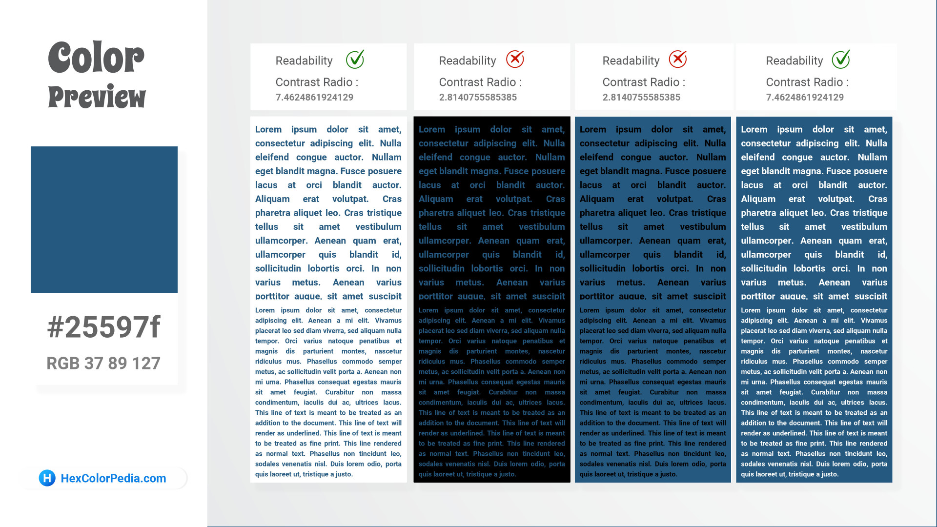 Bahama Blue Color | 25597f - Hex Color Conversion - Color Schemes ...