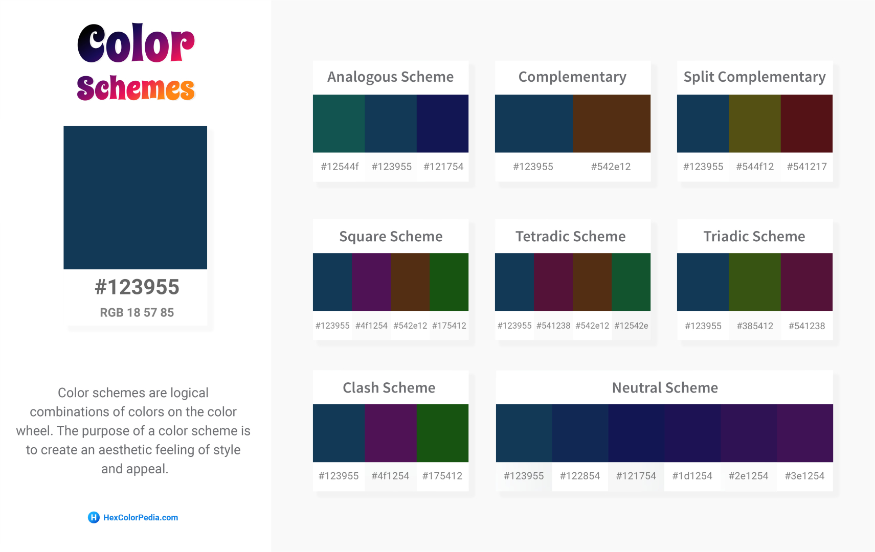 Poseidon Color | 123955 - Hex Color Conversion - Color Schemes - Color ...