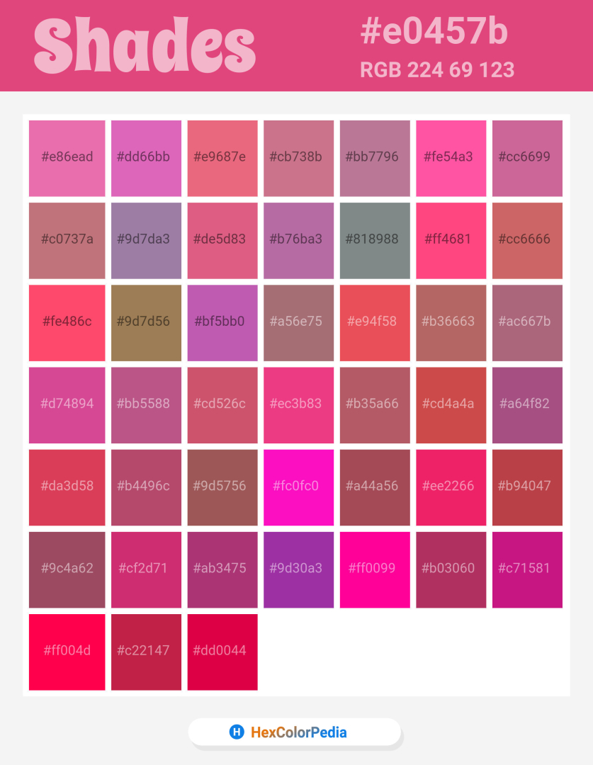 Invalid Color: P A N T O N E 205 C ( similar ) Color | pantone-205-c ...