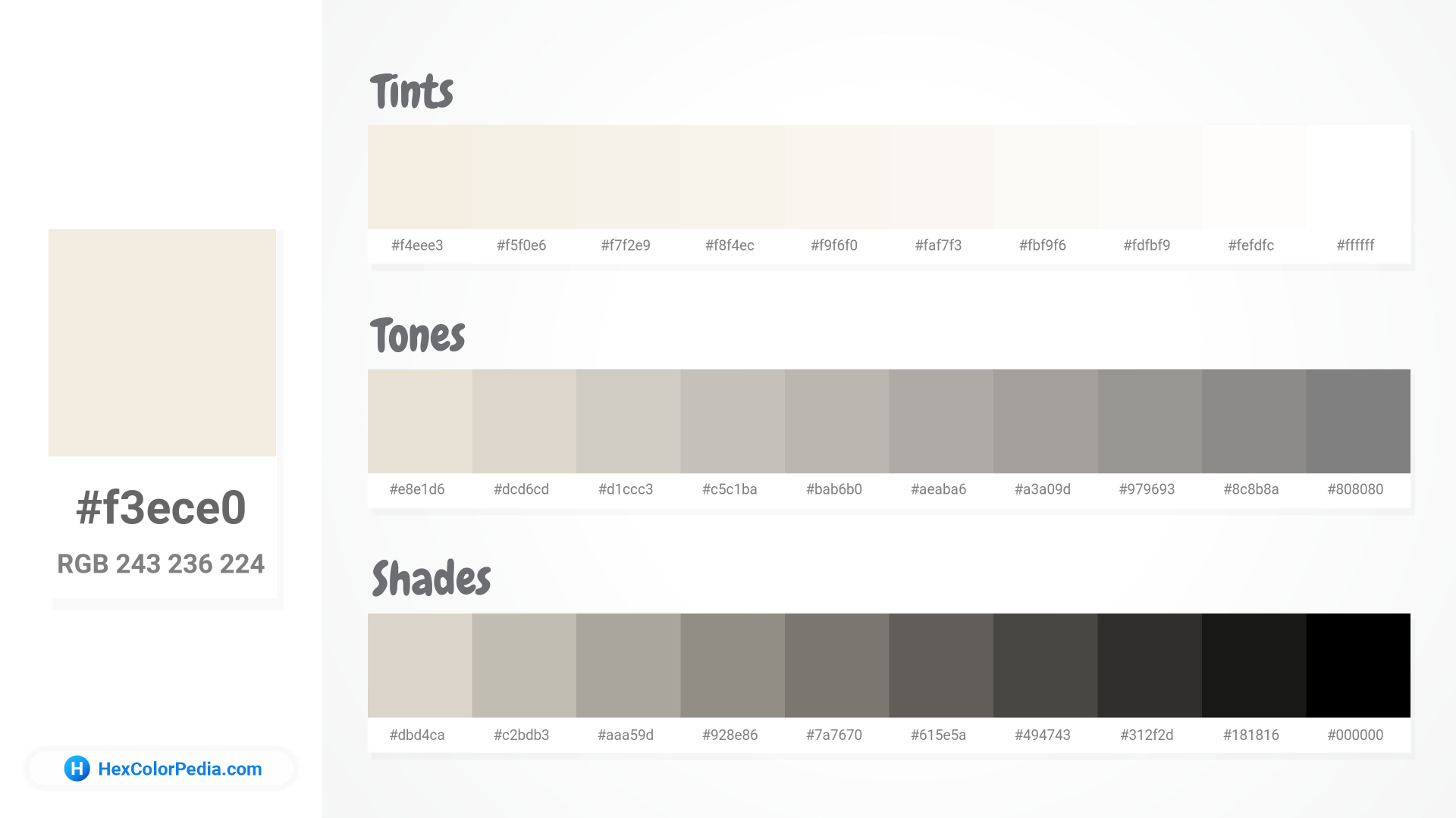 Egret Color | f3ece0 - Hex Color Conversion - Color Schemes - Color ...